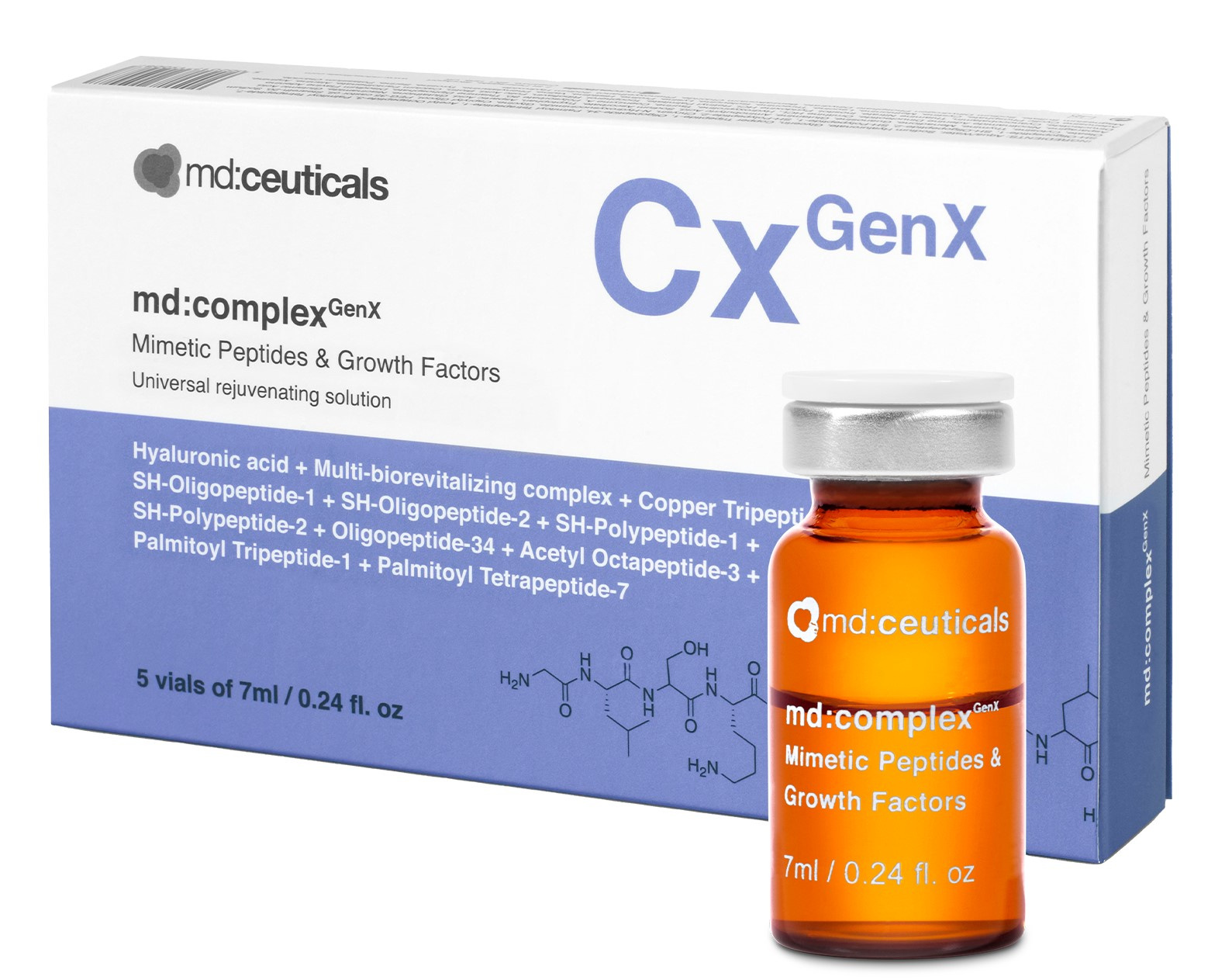 MD: Complex GenX Mimetic Peptides & Growth Factors (1 x 7 ml)